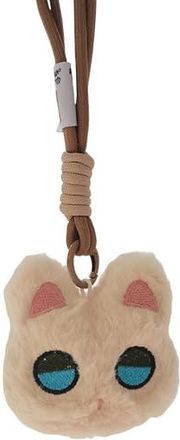 Generic Sac de chat, sac de chat, pendentif de poupée de chat pour sacs à dos | Mignon chaton en peluche ornement sac à dos pendentif porte-clés, beige, Consu