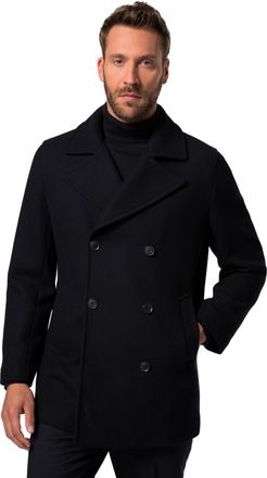 JP1880 Herren große Größen Übergrößen Menswear L-8XL Caban, Woll-Mix, doppelreihig, bis 8 XL Navy blau 4XL 831594130-4XL
