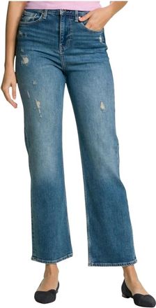 AG - Adriano Goldschmied Jean Droit - Femme - Jeans - Bleu - Taille: W28