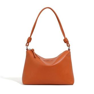 Generic Sac Hobo pour femme - Sac &agrave; main &agrave; bandouli&egrave;re en cuir v&eacute;g&eacute;talien - Sacs &agrave; bandouli&egrave;re souples en forme de croissant - Sac &agrave; main fourre-tout souple -