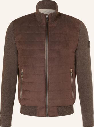 Milestone Blouson Msstanley Im Materialmix braun