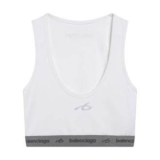 Balenciaga Techwear BH-Top - - Sport - Damen - Wei&szlig; - S