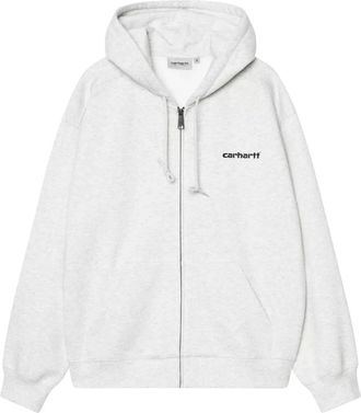 Carhartt Work in Progress Homme, Sweatshirts et sweats &agrave; capuche, Gris, Taille: M Hooded Archive Lines Jacket