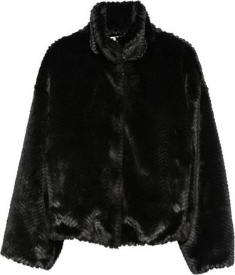 Forte_Forte Bomberjacke - Schwarz