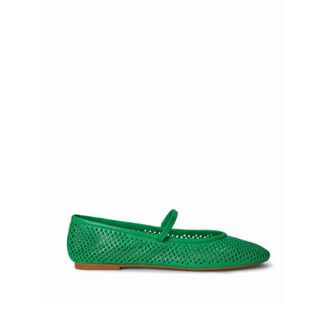 Ralph Lauren Femme, Chaussures, Vert, Taille: 38 EU Jayna Ballerine Mary Jane Perfor&eacute;e