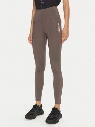 adidas Leggings Terrex Multi IP6883 Braun Slim Fit