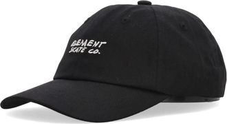 Element Gebogener Schirmkappe Schwarz Baumwolle - - Accessories - unisex - Schwarzk - ONE SIZE