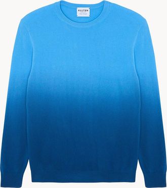 Kujten Pull col rond dip dyed cachemire - Pull Pitt Dip Dye