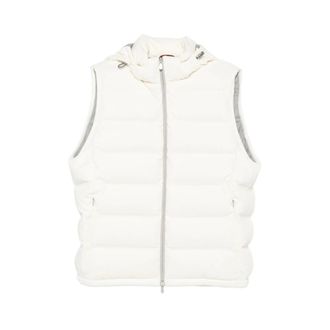 Brunello Cucinelli Gilet Mv4061605 - Homme - Vestes - Blanc - Taille: M