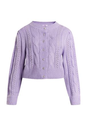 Mymo Strickcardigan Damen violett