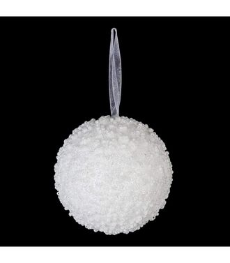 Fééric Lights & Christmas Feeric Lights & Christmas - Glittered Weihnachtskugel d8 - Glitzernde Weihnachtskugel, Styropor, Durchmesser 8 cm