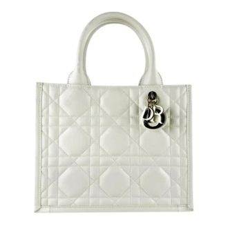 Dior Pre-owned Cuir sacs-dior - Femme - Pre-owned - Blanc - Taille: ONE Size