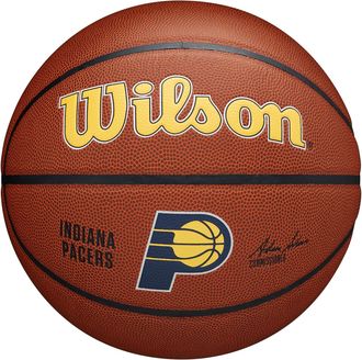 Wilson NBA Team Alliance Basketball, Mit Einer Pure Feel Oberfläche und Dual Depth Technologie, Verbesserte Luftstabilität, Farbe: Braun, Größe: 7