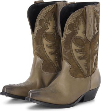 Golden Goose Cowbow-Stiefel aus Leder