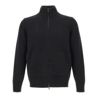 FILIPPO DE LAURENTIIS Homme, Pulls, Noir, Taille: L Pull zipp&eacute;