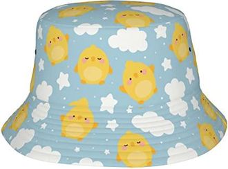Generic Anti-UV Chapeau de Plage Poulets Mignons Chapeaux de Soleil de Plage Pliable Bobs Homme pour Chasse pêche Été