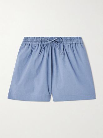Matteau Short En Popeline De Coton Biologique - Bleu