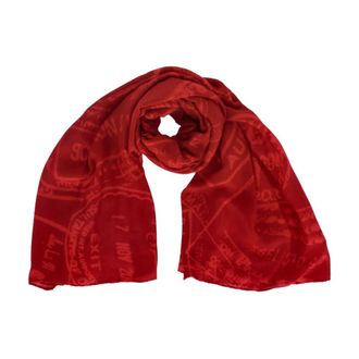 Alviero Martini 1A Classe Roter Print Schal- Stilvoll und Vielseitig - - Accessories - Damen - Rot - ONE SIZE