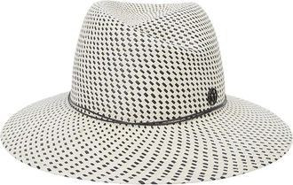 Maison Michel Femme, Accessoires, Blanc, Taille: S Virginie Fedora Hat