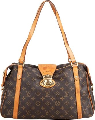Louis Vuitton Crossbody Bags - Louis Vuitton Canvas Monogram Stresa PM Shoulder B - Gr. unisize - in Braun - f&uuml;r Damen
