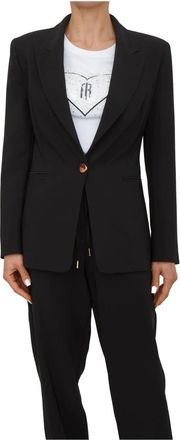 Fracomina Femme, Vestes, Noir, Taille: 44 FR Reg Length Jacket