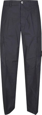 Stone Island Homme, Pantalons, Bleu, Taille: W34 Pantalon Cargo Coupe Ample