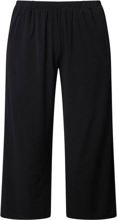 Ulla Popken Schlupfhose 7/8-Jerseyhose gerades Bein Elastikbund