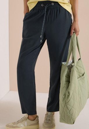 Cecil Jogger Pants Style Chelsea aus Viskose, atmungsaktiv, Loose Fit, schmale Beinform