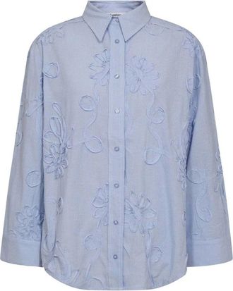 Co'Couture Femme, Blouses et Chemises, Bleu, Taille: 38 FR Shirt