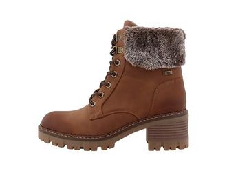 Tom Tailor Femme 8490130003 Bottes Tendance, Cognac, 38 EU