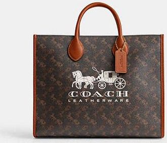 Coach Ace Tote 35 Mit Horse And Carriage-Print