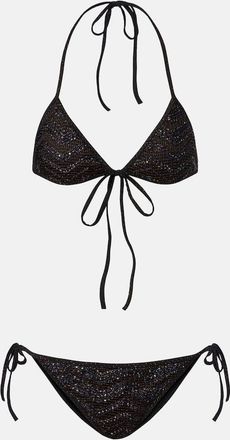 Missoni Bikini aus H&auml;kelstrick mit Pailletten
