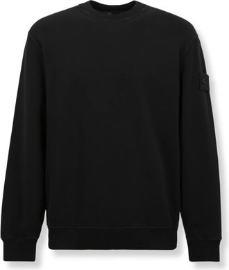 Stone Island Homme, Sweatshirts et sweats &agrave; capuche, Noir, Taille: M Crewneck SweaT-shirt