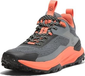 Timberland Baskets Basses à Lacets Motion Access pour Homme, Tricot Gris Moyen/Orange, 44.5 EU