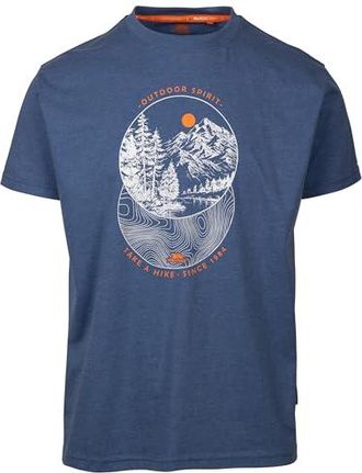Trespass T-Shirt FLAGEL - Homme (S) (Bleu Indigo Chin&eacute;)