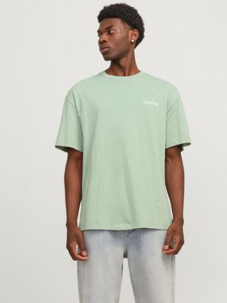 Jack & Jones Rundhalsshirt JJEBRADLEY GRAPHIC TEE SS O-NECK NOOS mit Front und Back Print