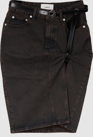 Coperni Jupe Suspended Denim Brown