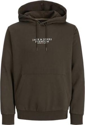 Jack & Jones Hood Jprbluarchie Noos Sweat à Capuche, Olive Noire, XL Homme