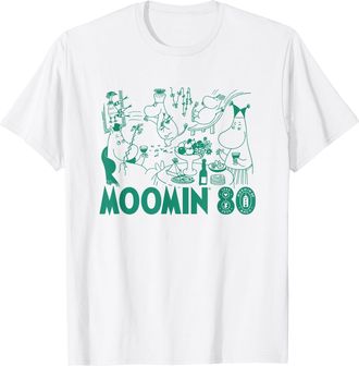 Moomin 80. Jahrestag Moomintroll Party T-Shirt