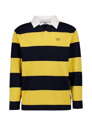 Joop Herren Pullover blau Baumwolle gestreift