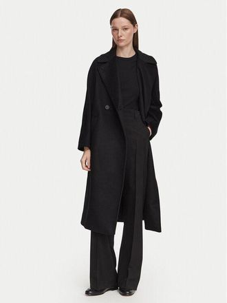 Max Mara Wollmantel Resina 2625016021 Schwarz Regular Fit