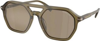 Michael Kors Homme, Accessoires, Vert, Taille: 57 MM Jackson Hole Lunettes de soleil