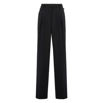 Pantaloni Torino Hose aus Schurwolle - - Trousers - Damen - Schwarzk - XL