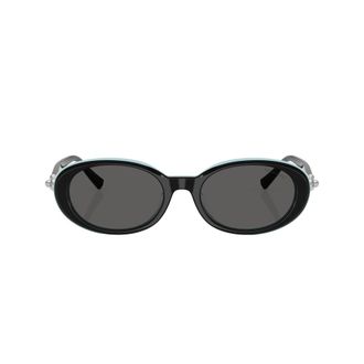 Tiffany & Co. Femme, Accessoires, Noir, Taille: 54 MM Lunettes de soleil &eacute;l&eacute;gantes avec verres color&eacute;s