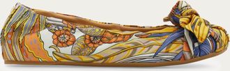 Ferragamo Damen Ballerina mit Schleife Mehrfarbig Gr&ouml;&szlig;e 36.5