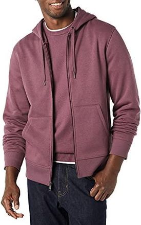 Amazon Essentials Sweat à Capuche en Polaire avec Fermeture Éclair intégrale (Grandes Tailles Disponibles) Homme, Violet, XXL