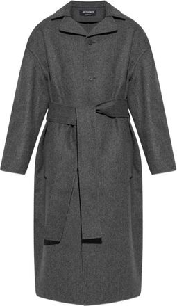 Jacquemus Homme, Manteaux, Gris, Taille: M Le Manteau Citta Coat