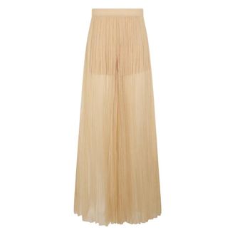 Alberta Ferretti Seiden Maxirock - - Skirts - Damen - Beige - XL