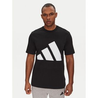 adidas T-Shirt Essentials Big Logo JE8945 Schwarz Regular Fit