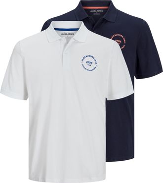 Jack & Jones Jjsimon Polo Ss 2Pk Mp